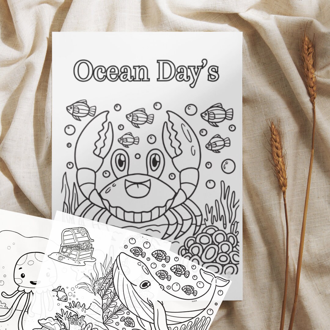 Ocean Unit Study Nature School Educational Printable Homeschool ...