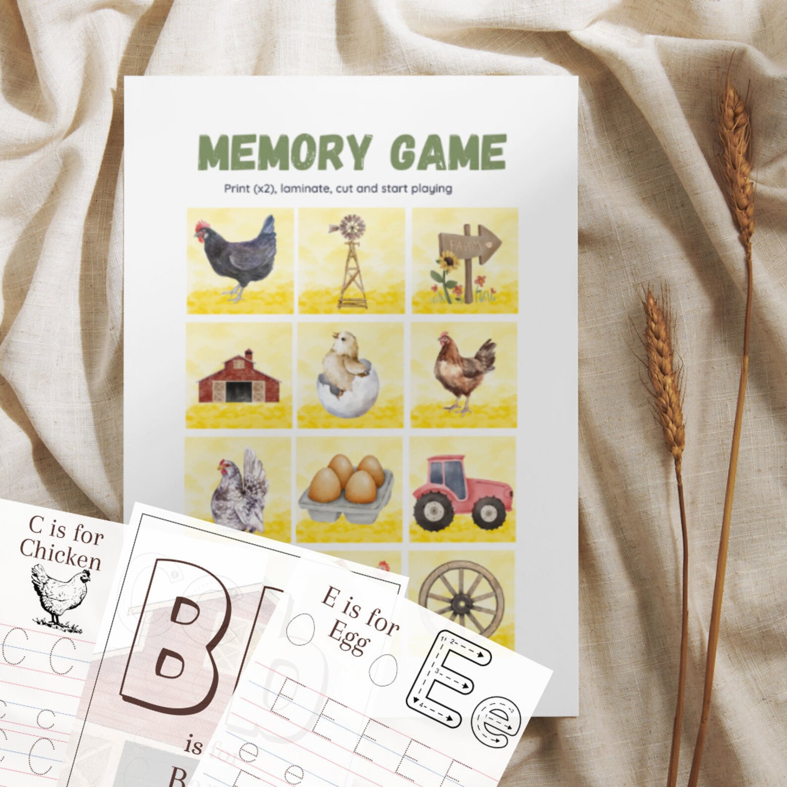 CHICKEN UNIT STUDY | Farm Life | Homeschool | Instant Downloadable Pdf ...