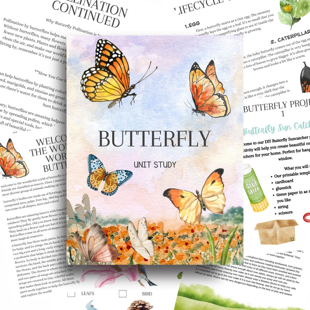 Butterfly Unit Study | Homeschooling | Nature Study | Lifecycle ...