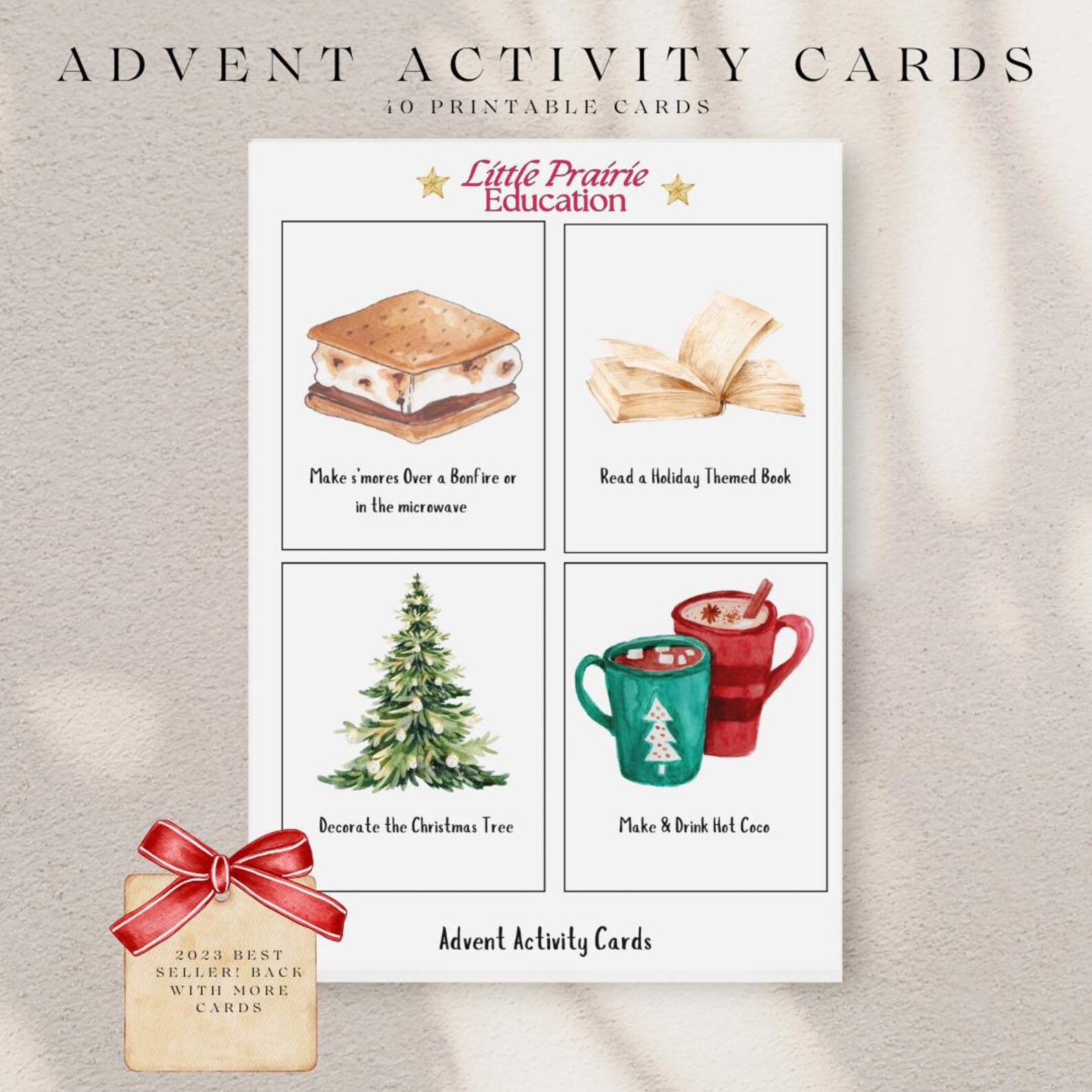 Advent Activity Cards for Kids | Holiday Season | Play & Fun ...