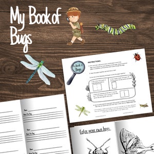 My Book of Bugs | Printable PDF | Education & Exploring | Homeschooling ...