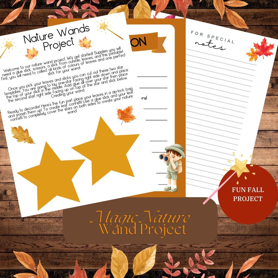 Nature Wand Project | Outdoor Play | Homeschooling | Educational ...