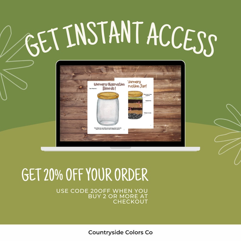 Wormery Project Printable | Children's Outdoor Play | Instant Access ...