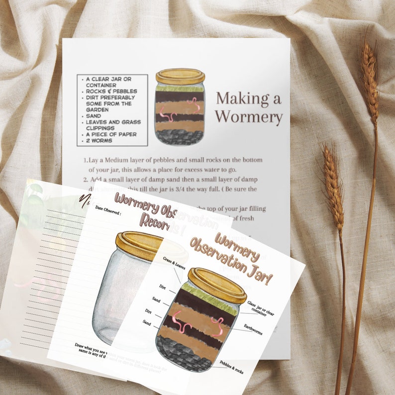 Wormery Project Printable | Children's Outdoor Play | Instant Access ...