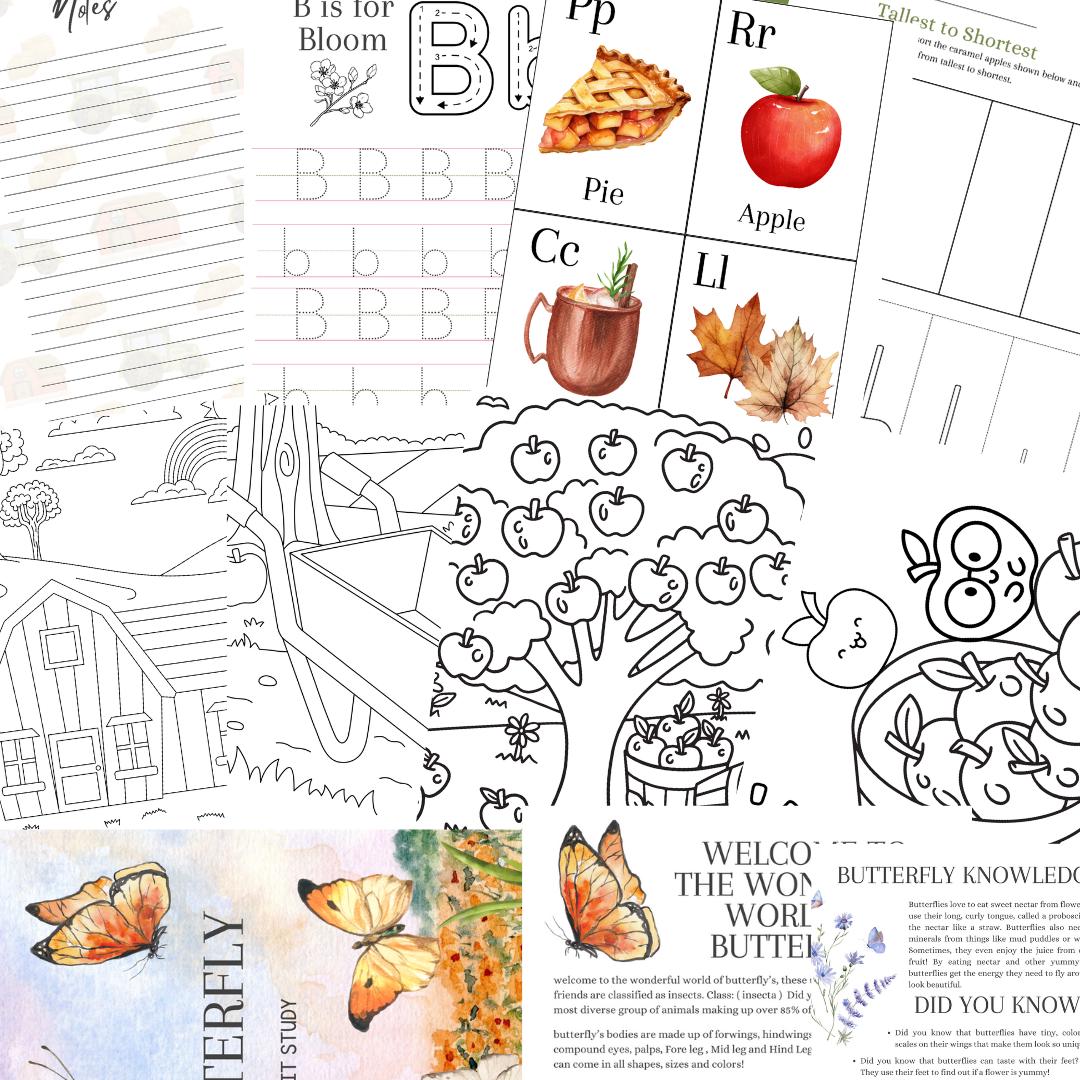 Apple Orchard Unit Study Printable | Fun & Educational Activities for ...