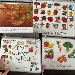 My Garden Busy Book | Busy Book | Homeschooling | Spring Busy Book ...