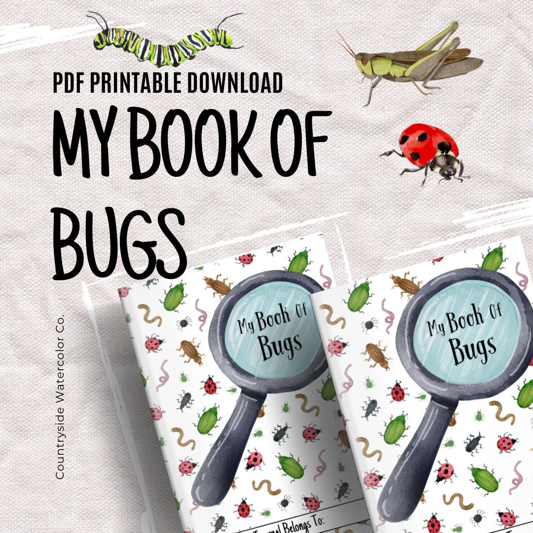 My Book of Bugs | Printable PDF | Education & Exploring | Homeschooling ...