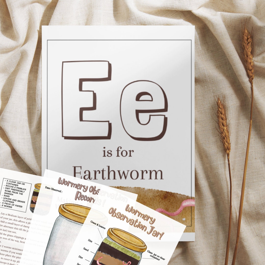 Earthworm Unit Study | Nature Study | Homeschool | Education ...