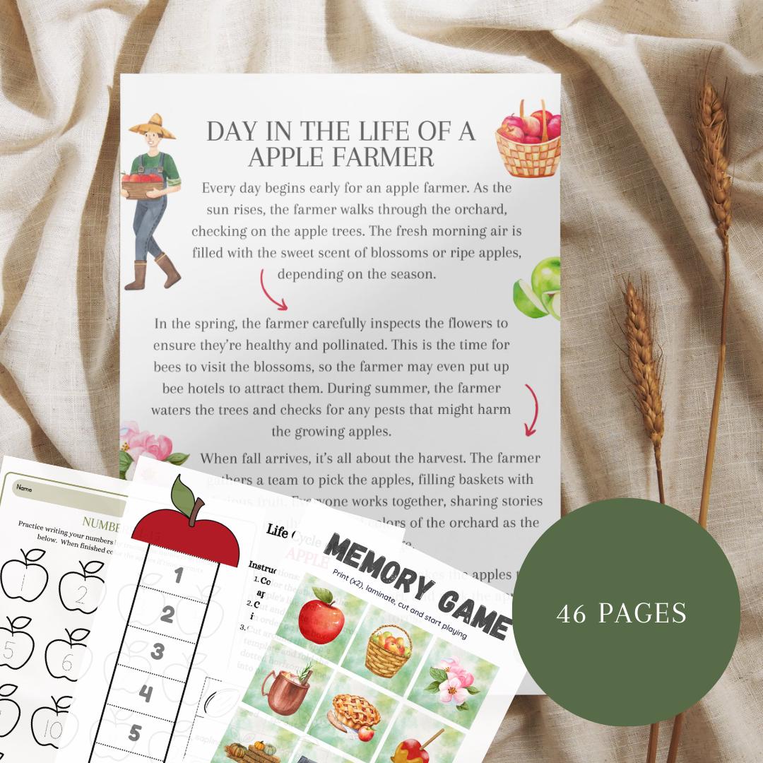 Apple Orchard Unit Study Printable | Fun & Educational Activities for ...