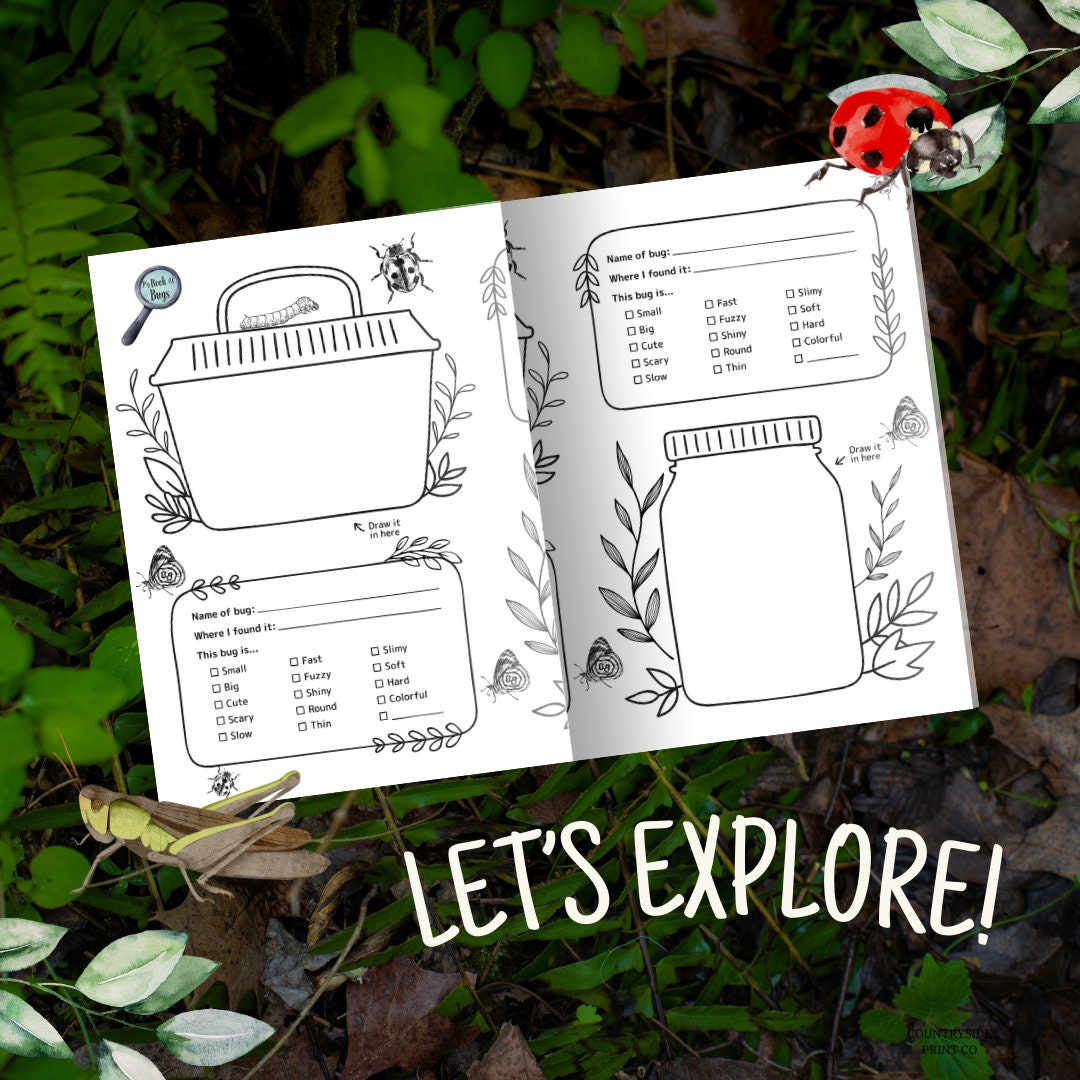 My Book of Bugs | Printable PDF | Education & Exploring | Homeschooling ...