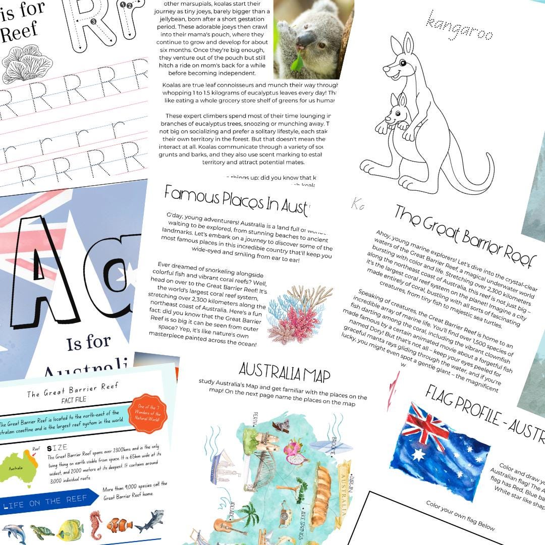 Australia Unit Study | Exploring Australia | Homeschooling ...