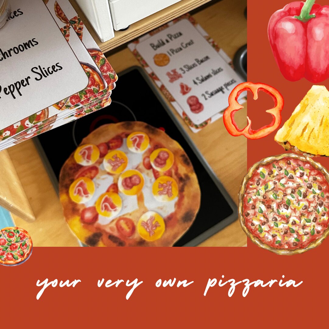 Build a Pizza | Pretend Play | Preschool Printable | Kindergarten ...