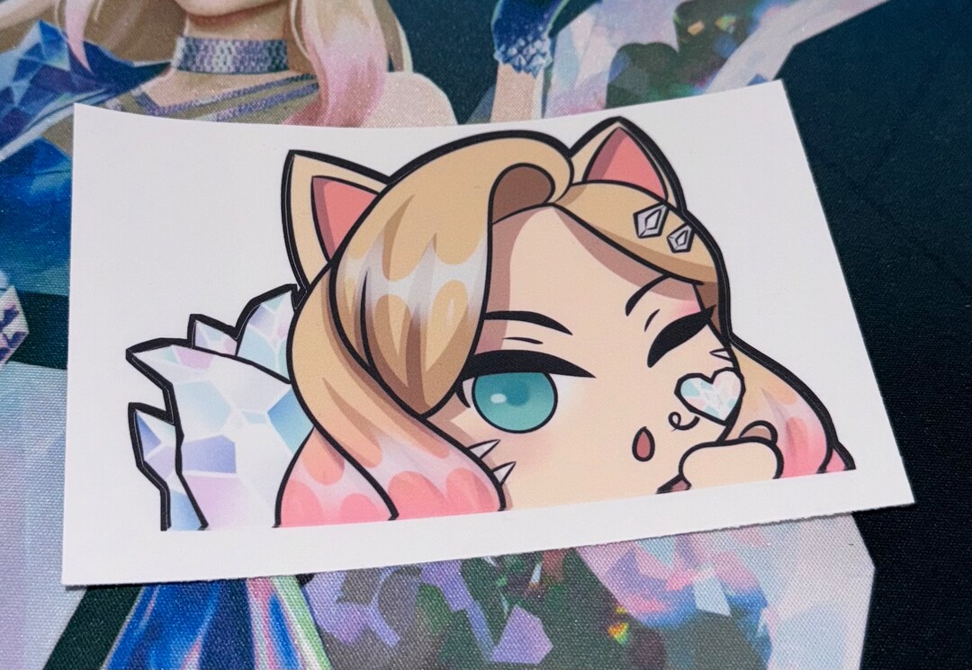 Kda All Out League Of Legends Ahri Peeker Etsy