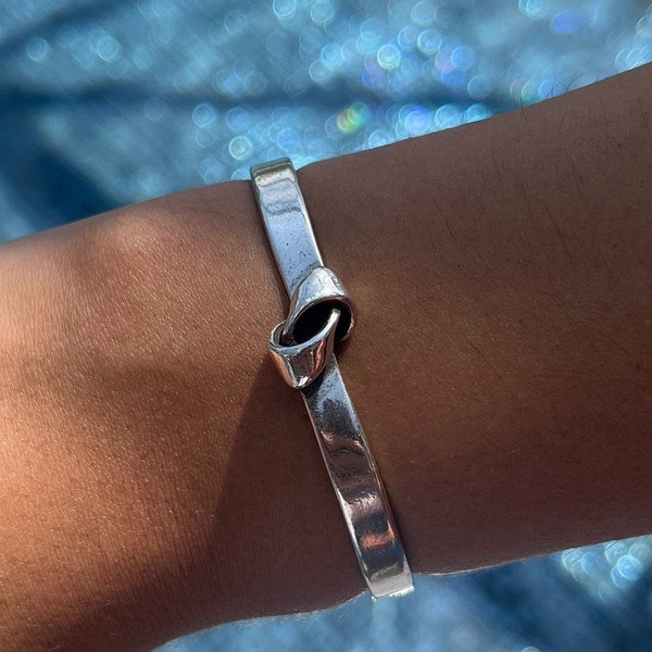 Silver Knot Bracelet - Etsy