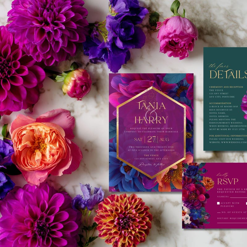 Winter Jewel Tone Wedding - Etsy UK