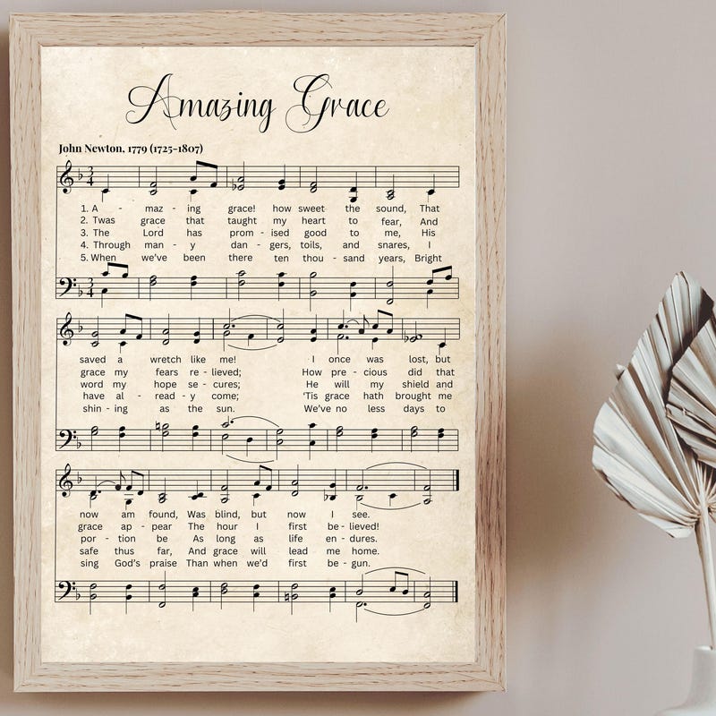Printable Hymn Wall Art - Etsy