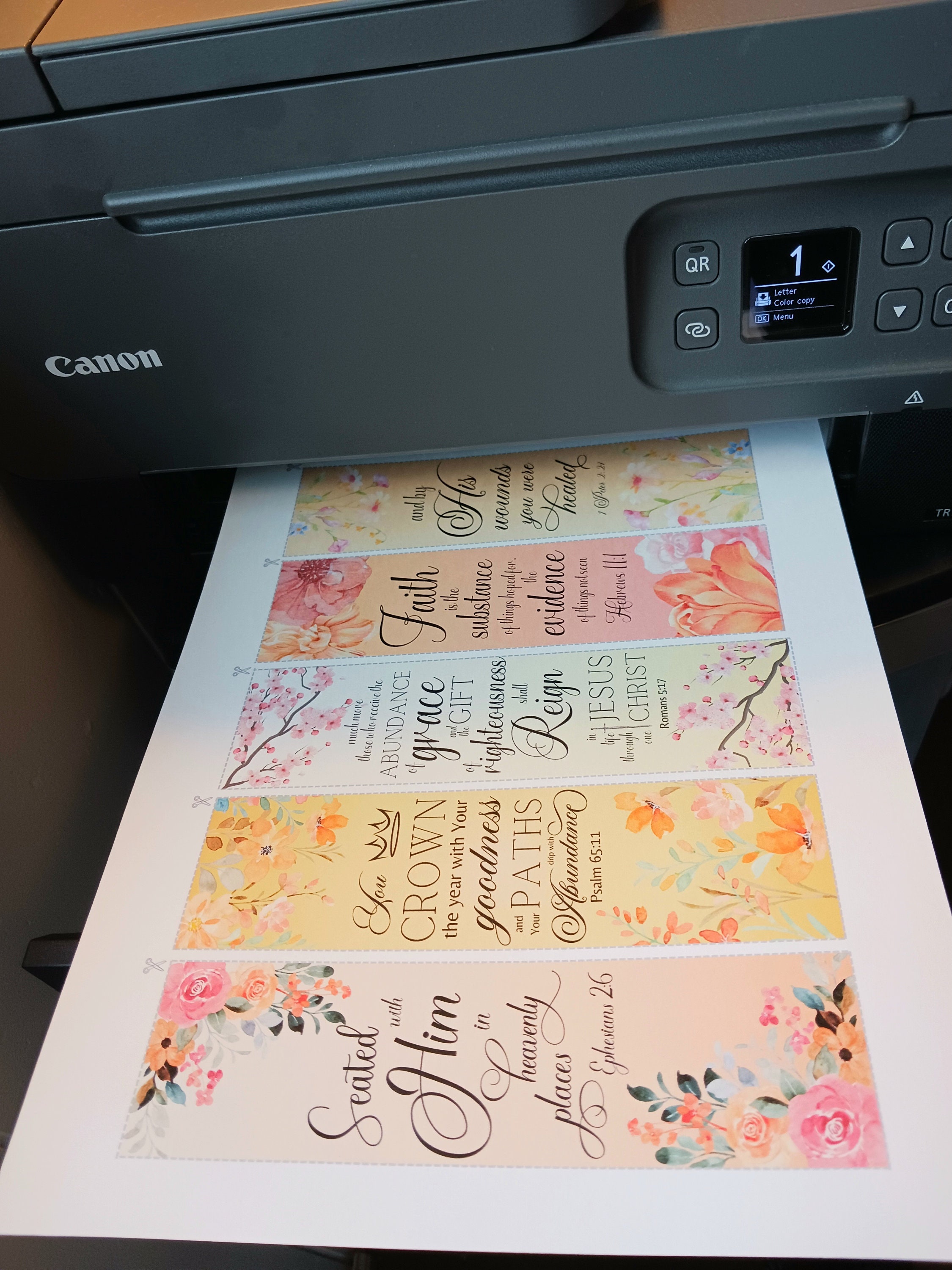 Printable Bible Verse Bookmarks Scripture Watercolor Bookmark Download ...