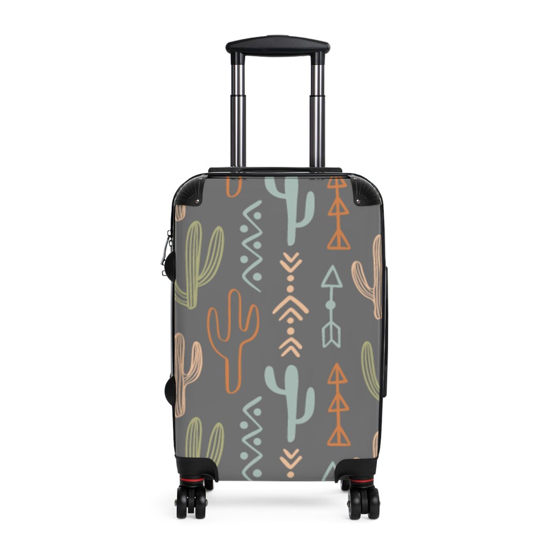 Western Cactus | Suitcase - Etsy