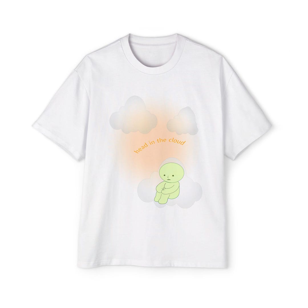 Men's Tee, Cute Smiski Design, Oversized T-shirt for Him, Unique ...