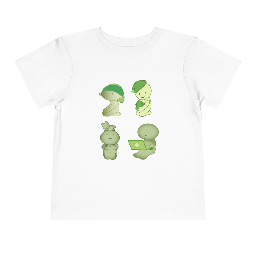 Toddler Short Sleeve Tee - Cute Smiski Design, Kids Graphic Shirt ...