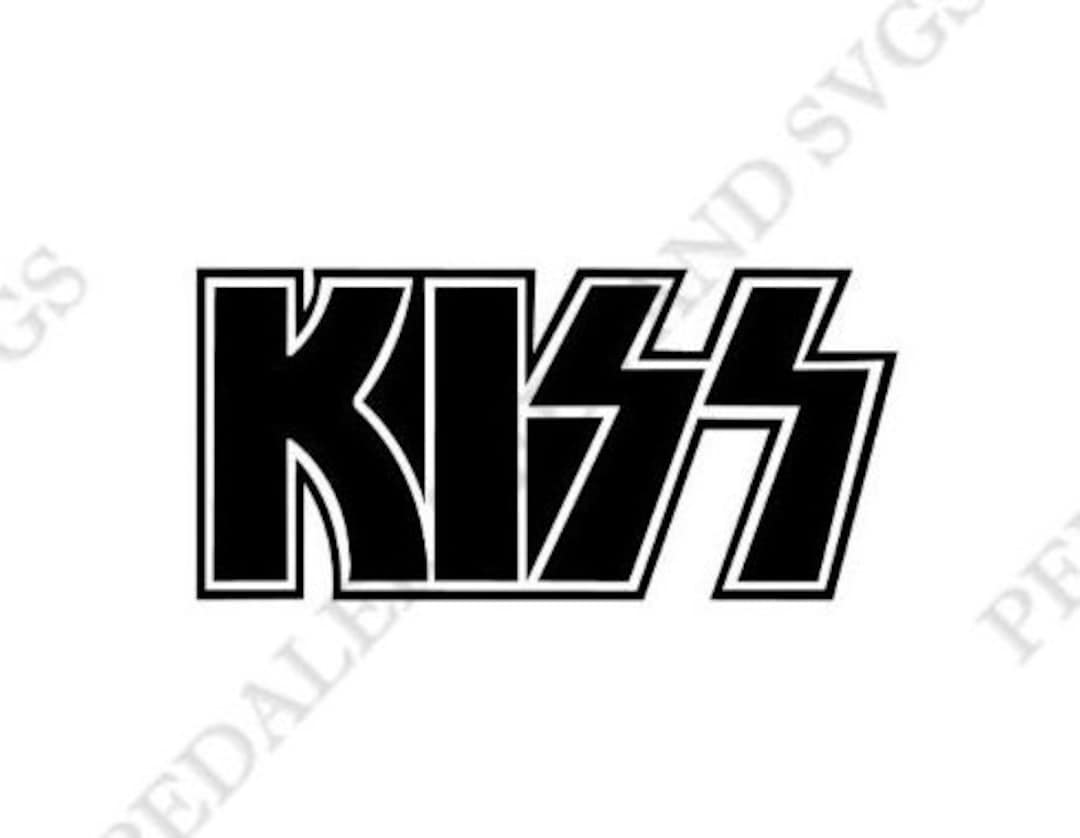 Rock Band KISS Logo Emblem SVG. Digital Download for Cricut. - Etsy
