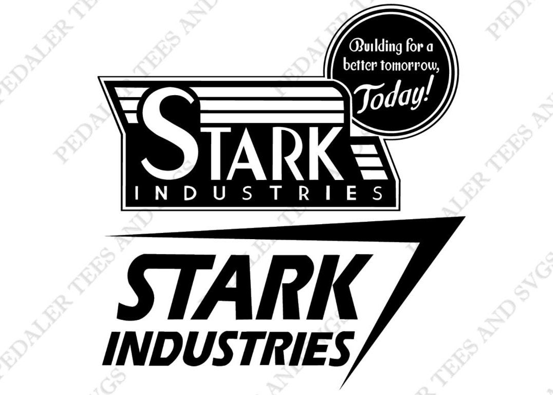 Stark Industries, Logos, Old & New. SVG, PNG, Digital Download for ...