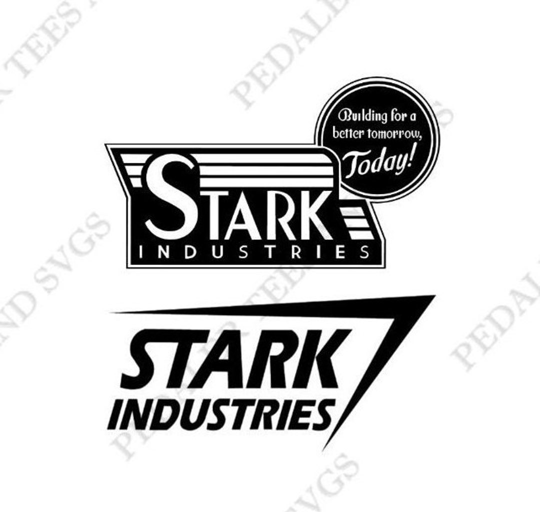 Stark Industries, Logos, Old & New. SVG, PNG, Digital Download for ...