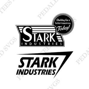 Stark Industries, Logos, Old & New. SVG, PNG, Digital Download for ...