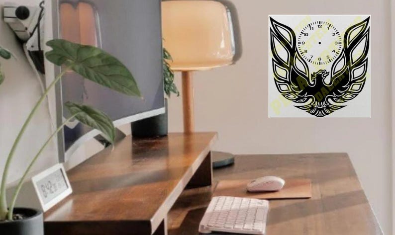 1977 Pontiac Firebird Trans Am Clock Template SVG (digital Download) - Etsy