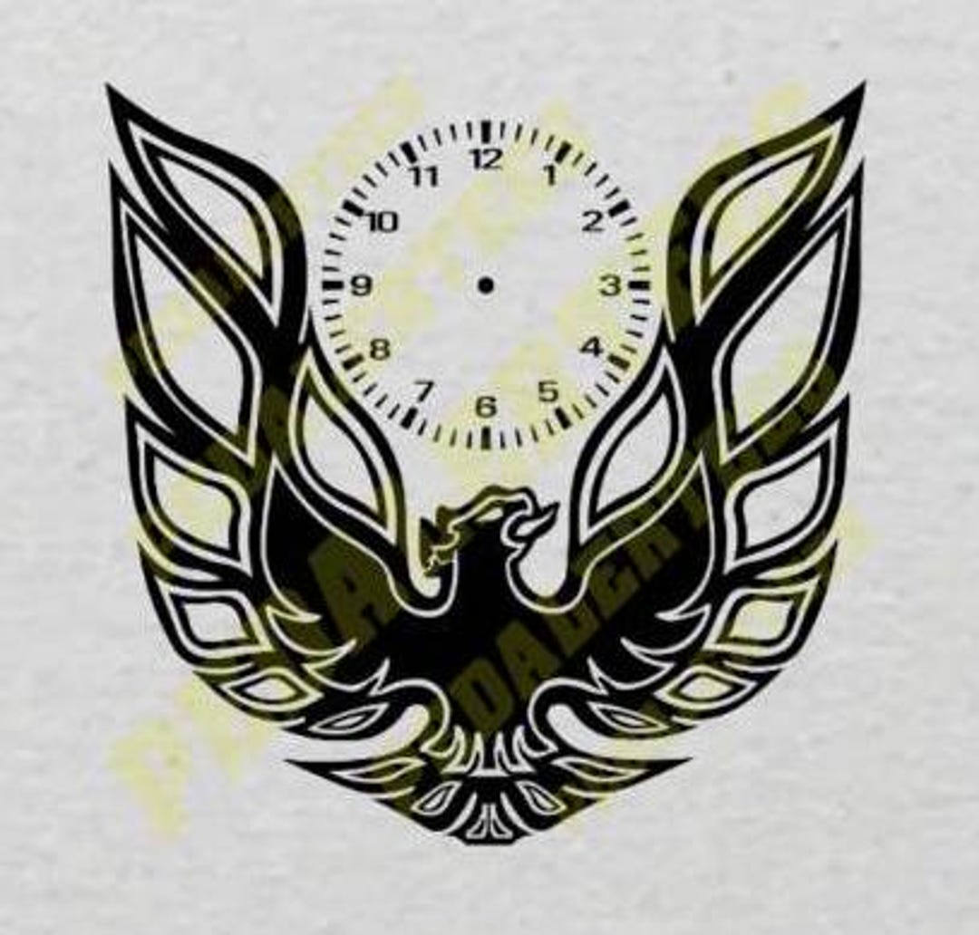 1977 Pontiac Firebird Trans Am Clock Template SVG (digital Download) - Etsy