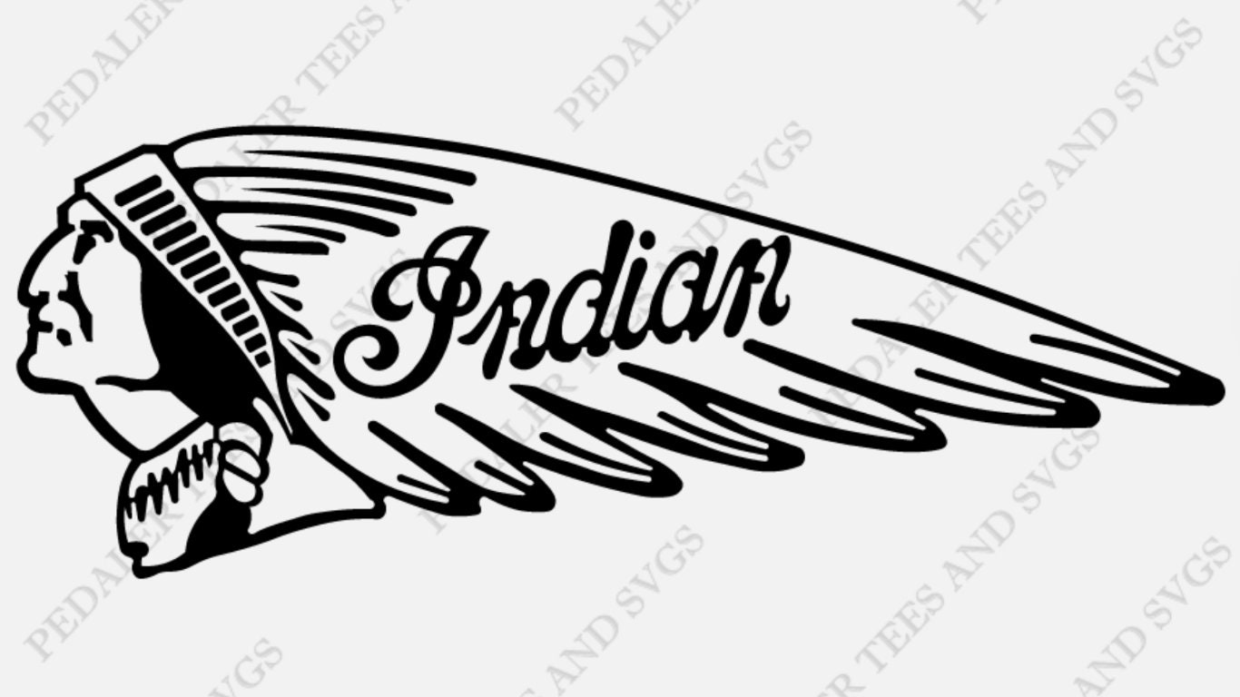 Indian Motorcycle, Logo, Indian Motorcycle Head, SVG. Digital Download ...