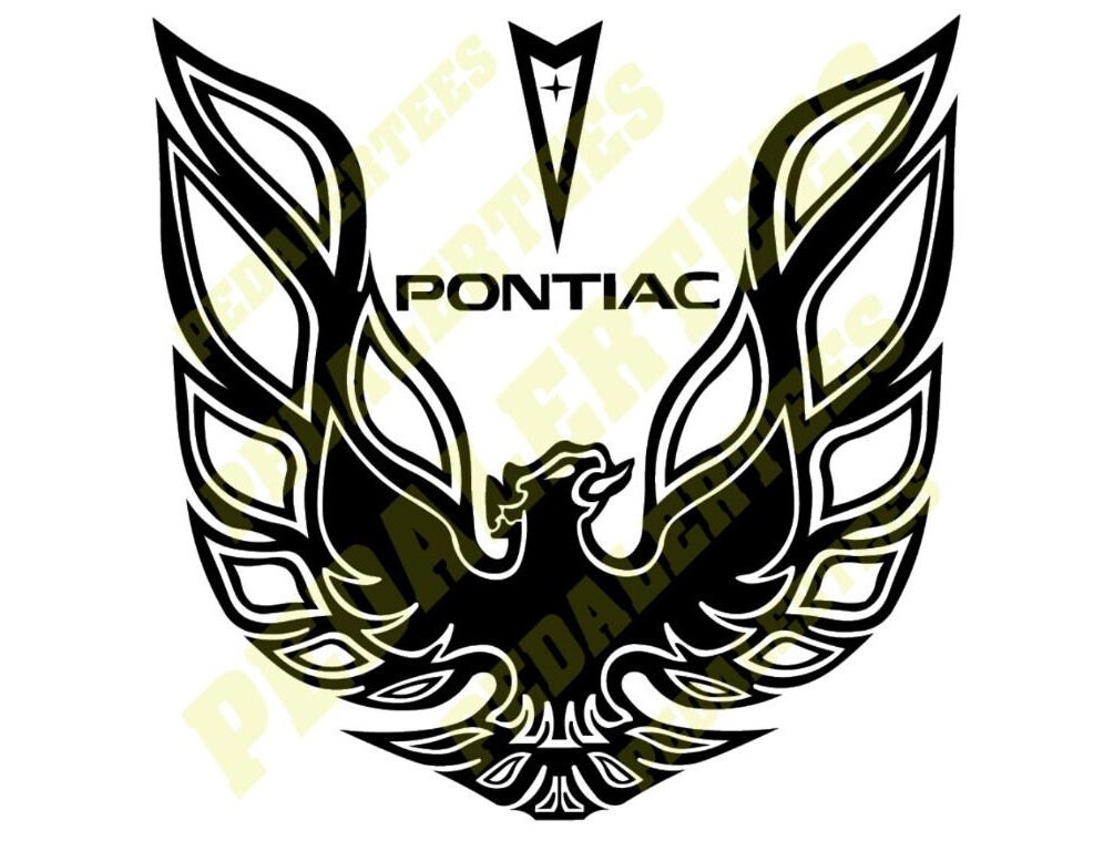 Pontiac Firebird, Vector, Emblem, Logo, SVG. Digital Download for ...