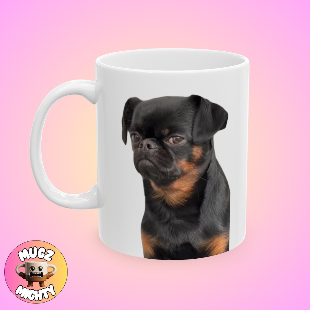 Unamused Dog Meme Mug, Funny Mug, Meme Humor Mug, Silly Mug ...