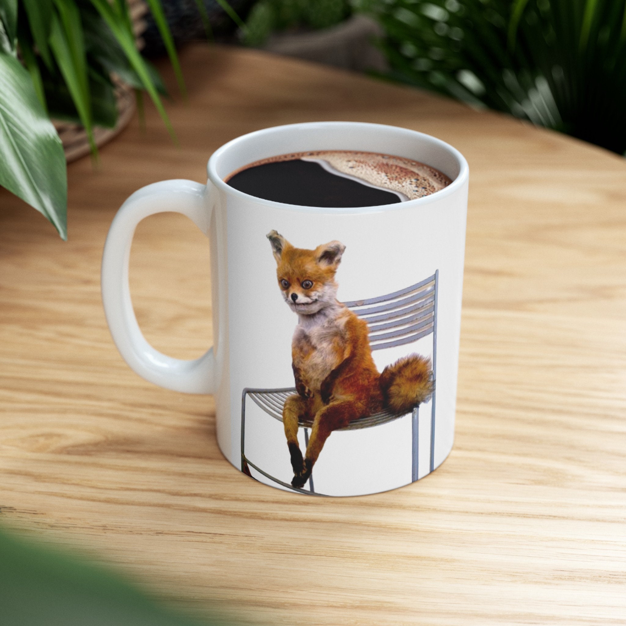 Disheveled Taxidermy Fox Meme Mug, Meme Mug, Funny Mug, Quirky Mug ...