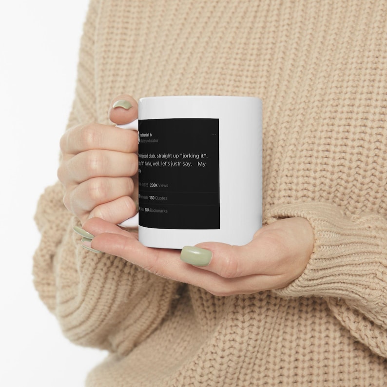 Straight up Jorking It Meme Mug Meme Funny Silly Modern Gift Self Aware ...