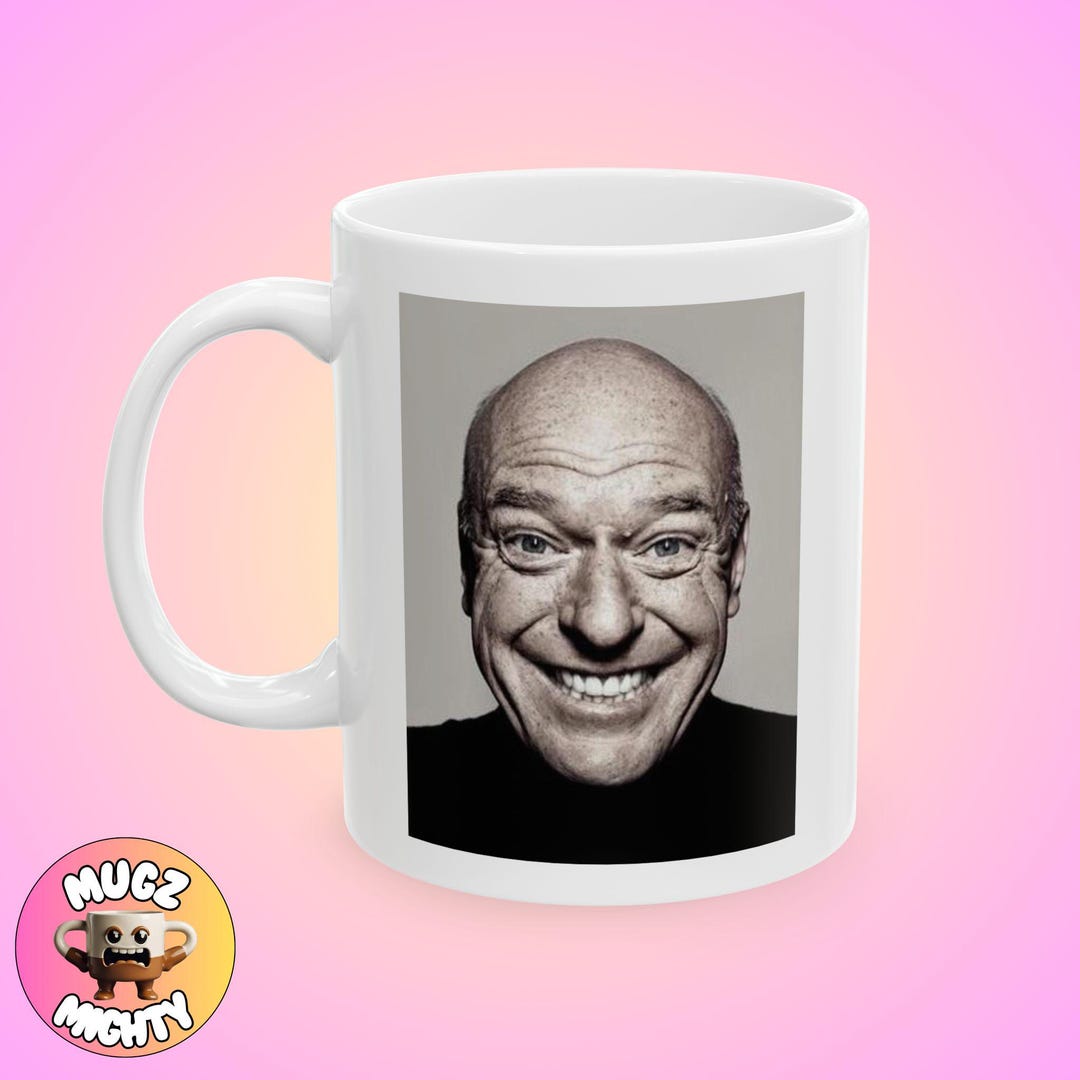 Happy Hank Breaking Bad Meme Mug, Funny, TV Show, Dean Norris, Custom ...