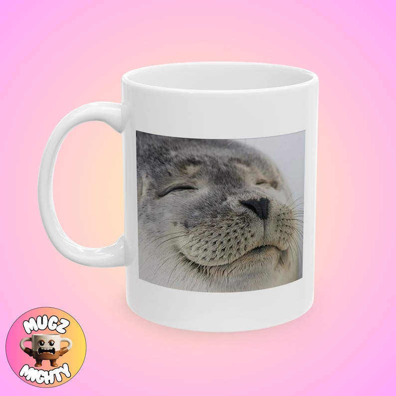 Seal of Approval Meme, Funny Mug, Meme Mug, Silly Mug, Contemporary Mug ...