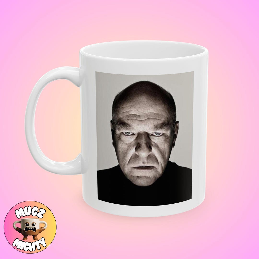 Angry Hank Breaking Bad Meme Mug, Funny, TV Show, Dean Norris, Custom ...