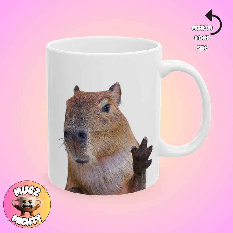 Capybara Mug, Funny Mug, Meme Humor Mug, Mean Mug, Silly Mug ...