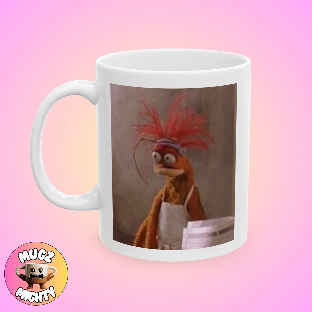 Pepe Muppet Meme Mug Funny Trend Silly Modern Gift Self Aware Coffee ...