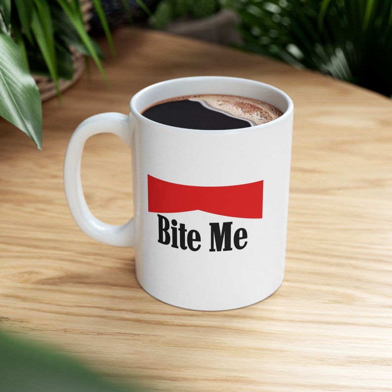 Marlboro Mug, Funny, Bite Me, Meme, Silly Mug, Contemporary, Gift ...