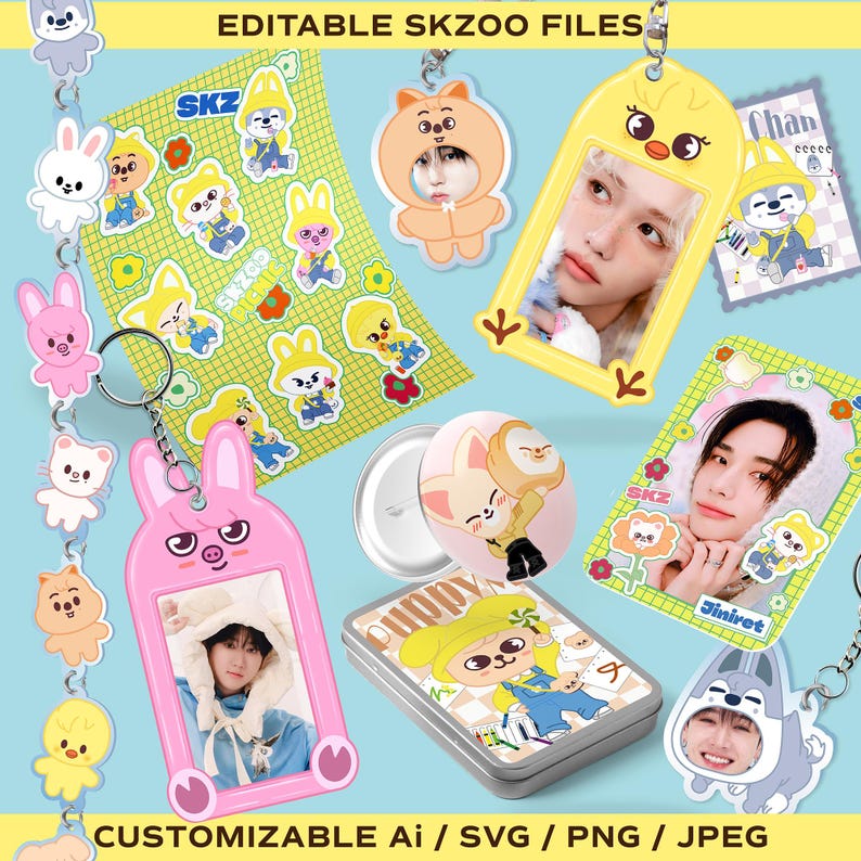 SKZOO ULTIMATE PACK | Editable Digital Files | Perfect for Personal ...