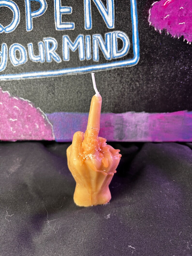 Middle Finger Candle - Etsy