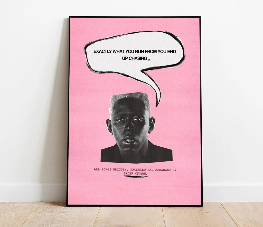 Tyler the Creator Poster Wall Art & Digital Prints for Bedroom and ...