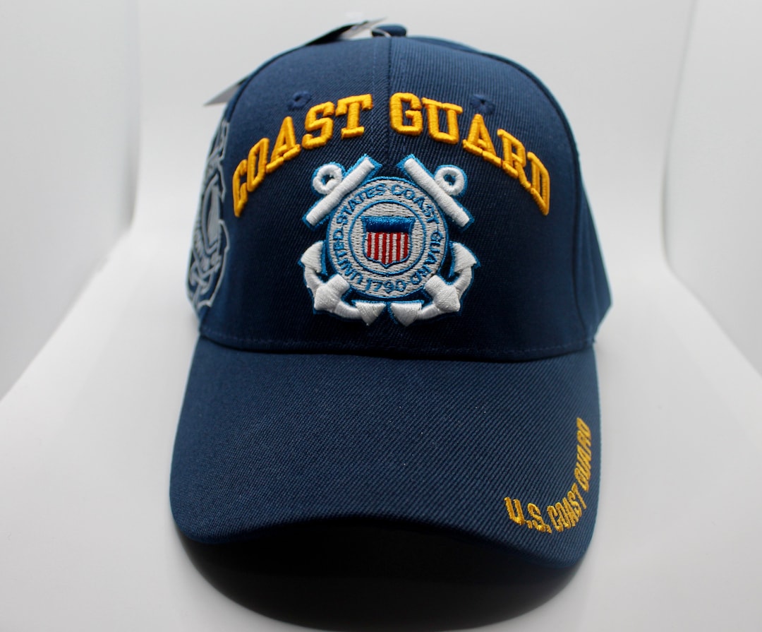 United States Coast Guard Blue Hat. USCG 1790 Blue Cap. US Military Hat ...