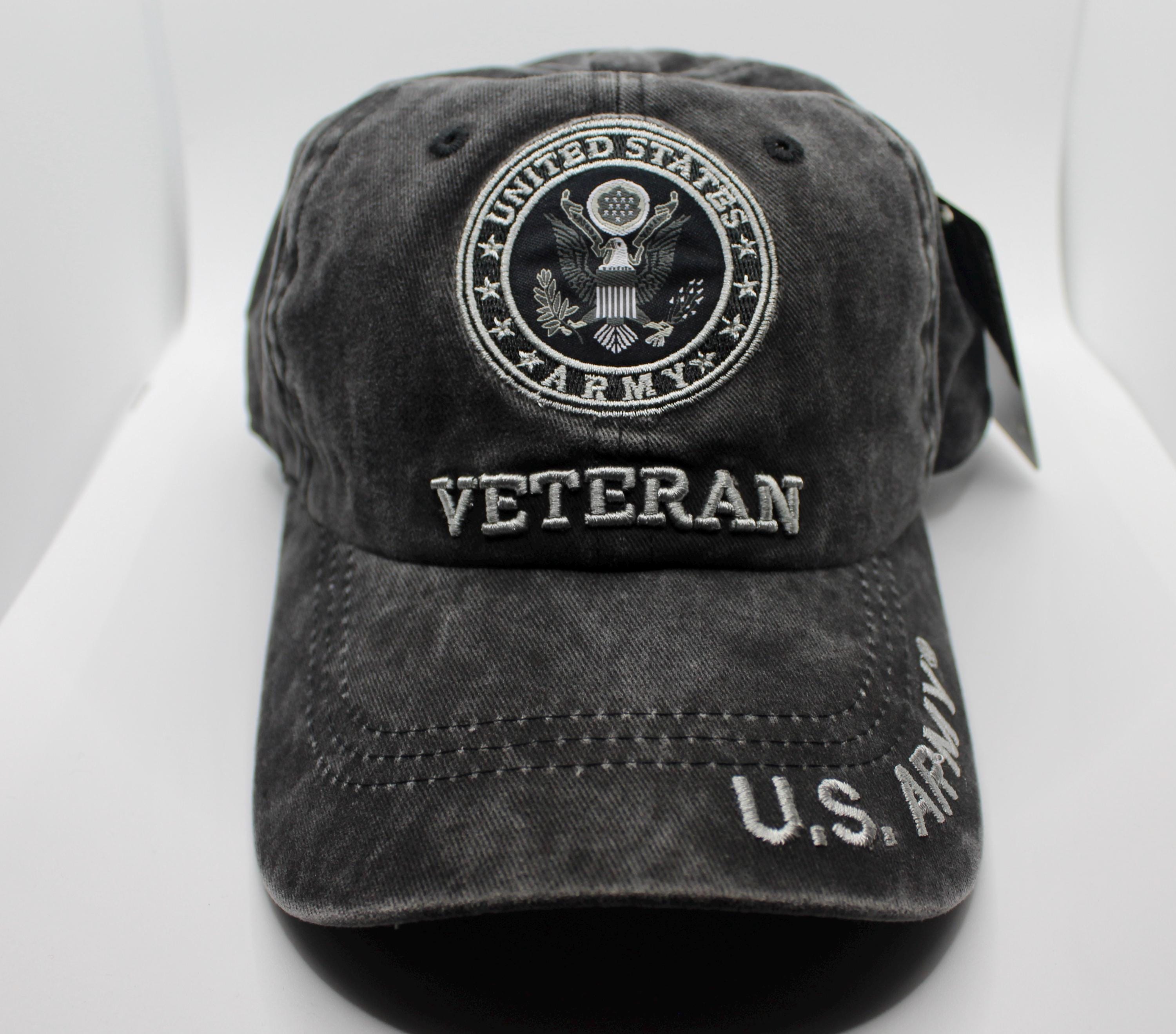 Veteran Army Hat. Army Logo Black Hat. US Army Baseball Hat. US Hat ...