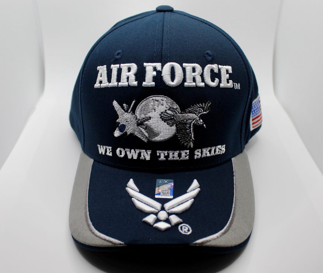 U.S Air Force Blue Hat. Air Force We Own the Skies Blue Cap. US Air ...