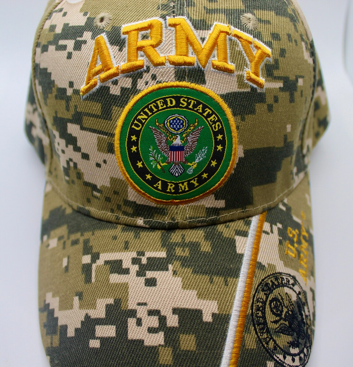 U.S. Army Hat. Army Logo Hat. USA Army Baseball Hat. US Hat. Officially ...
