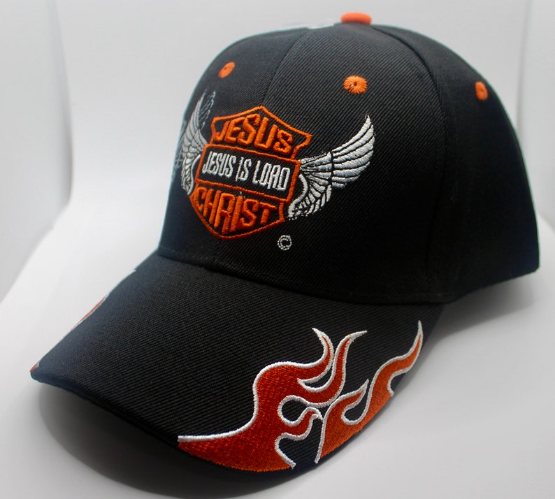 Jesus is Lord Hat. Jesus Christ Baseball Cap. Christian Black Hat ...