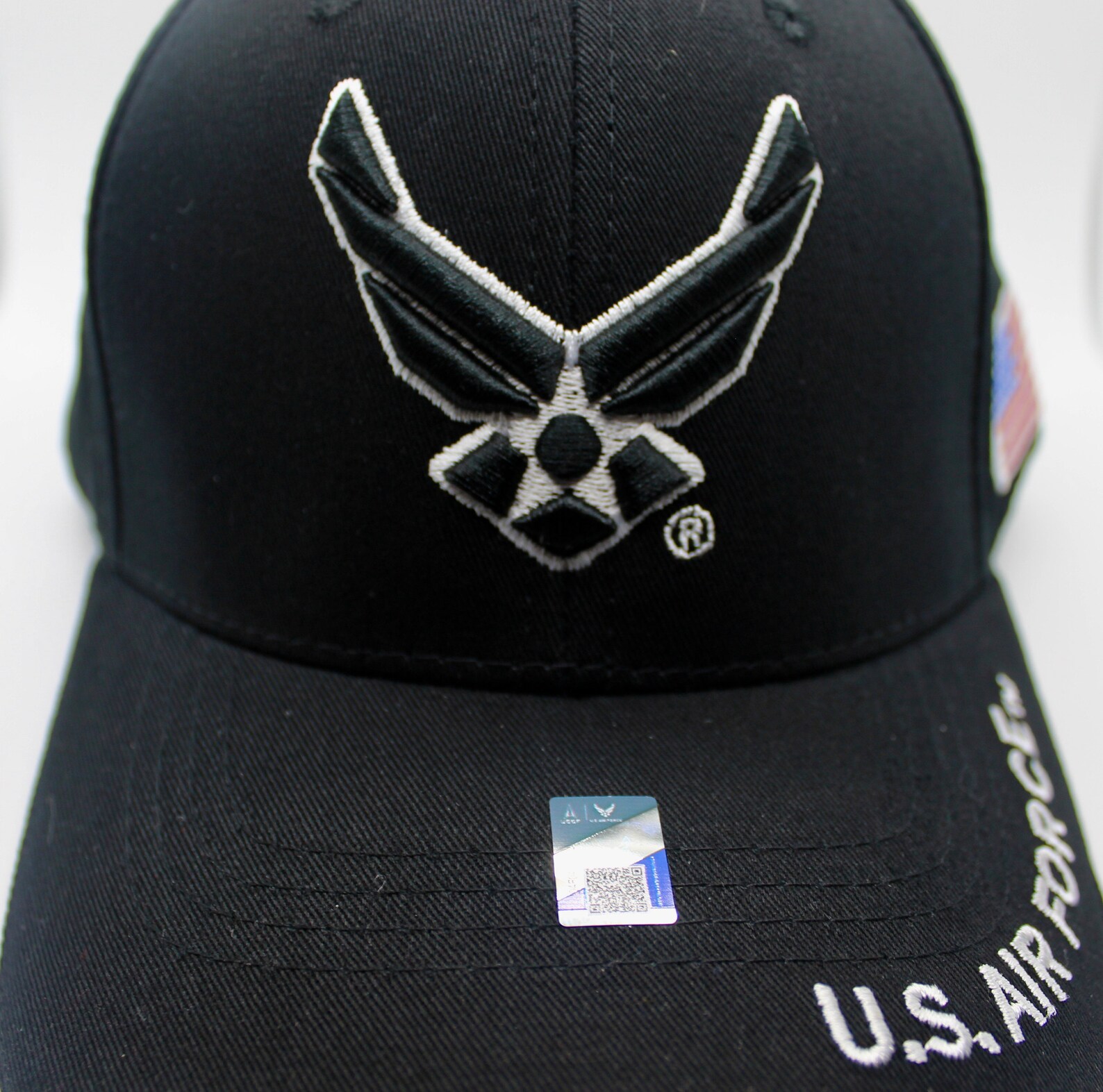 U.S Air Force Black Hat. Air Force Logo Cap. Air Force Baseball Hat ...